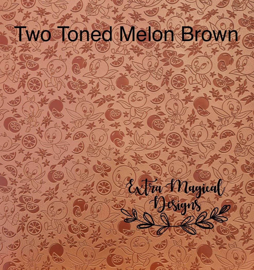 Orange Bird Embossed Vinyl 18 inch Rolls A – Extra Magical Designs